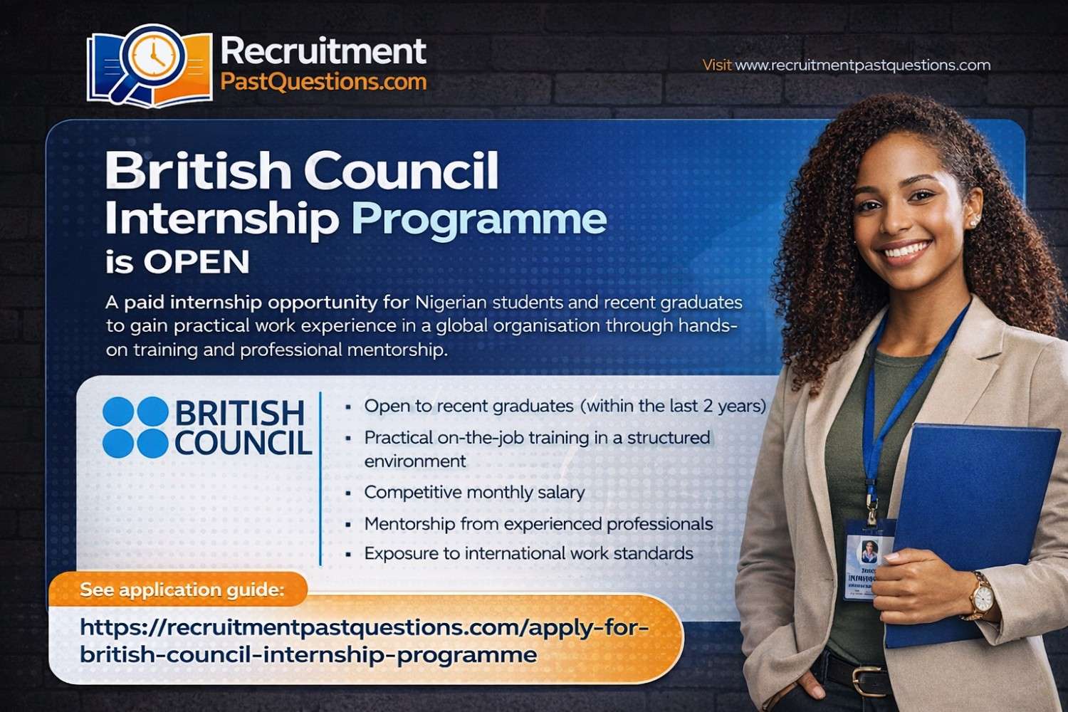 British Council Internship Programme 2026 for Students and Graduates in ...