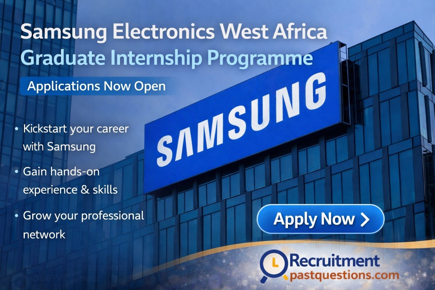 Samsung Electronics West Africa Graduate Internship Programme 2026 ...